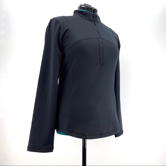 Spyder | Tops | Spyder Active Nwt Black 2 Zip Tech Fleece Long Sleeve ...